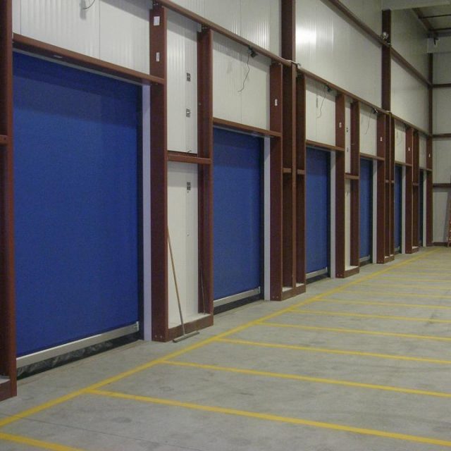Turbo-Seal Insulated High Speed Doors for Cold Storage