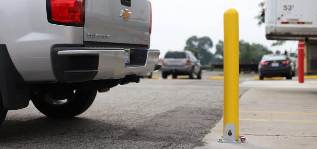 Collapsible Locking Bollard - Barron Equipment & Overhead Doors