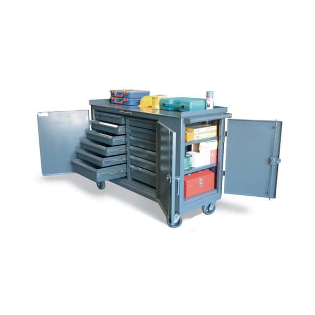 Mobile Maintenance Cart with Vise Shelf and Lock Guard - Barron ...