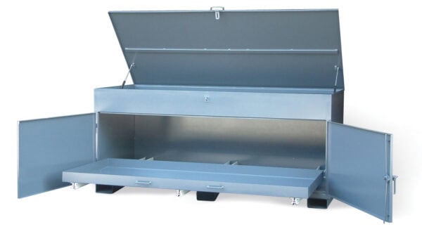 Utility Job Box with Slide Out Bottom Tray - Barron Equipment ...