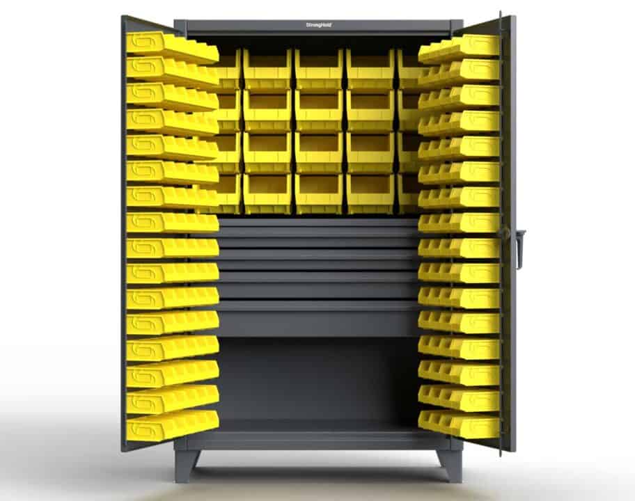 Stronghold Bin Cabinet with 4 Drawers - Barron Equipment