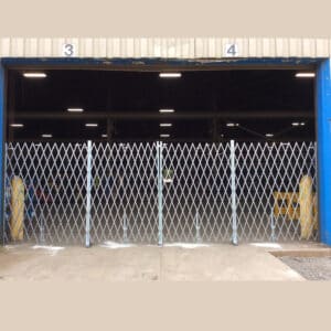 Heavy Duty Pair Folding Security Gates - Barron Equipment & Overhead Doors