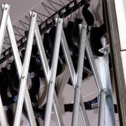 Heavy-Duty Pair Folding Security Gates | Barron Equipment