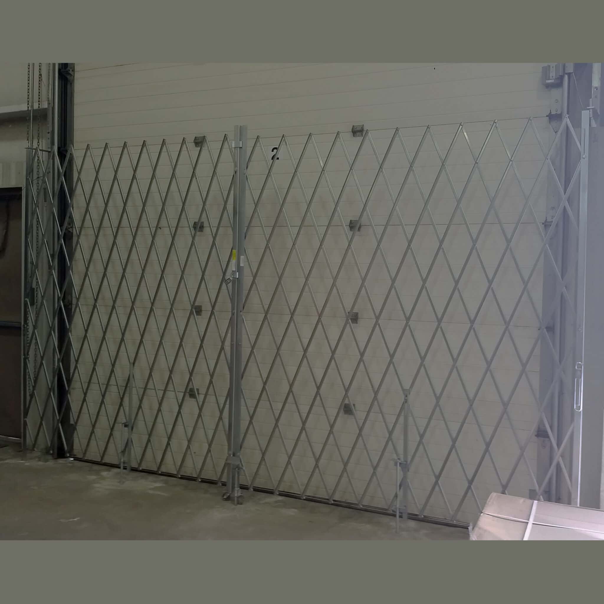 Heavy-Duty Pair Folding Security Gates | Barron Equipment