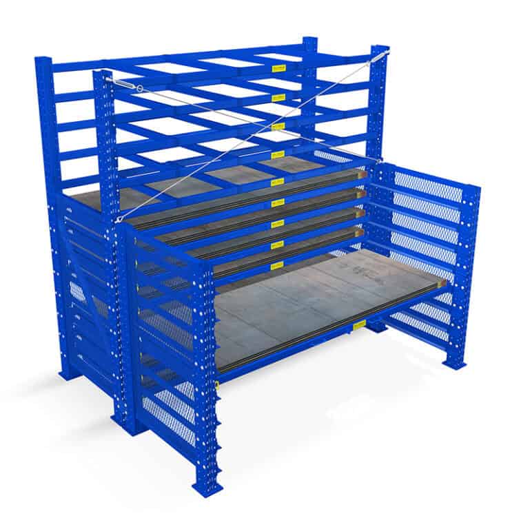 Roll Out Sheet Rack - Barron Equipment & Overhead Doors
