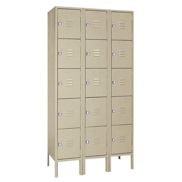 Five Tier Metal Lockers | Barron Equipment