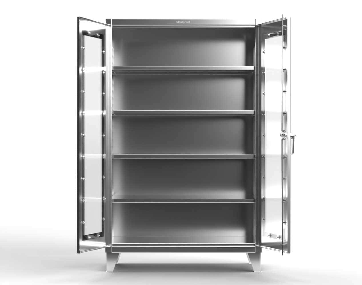 Stainless Steel Clear-View Cabinet | Free Shipping
