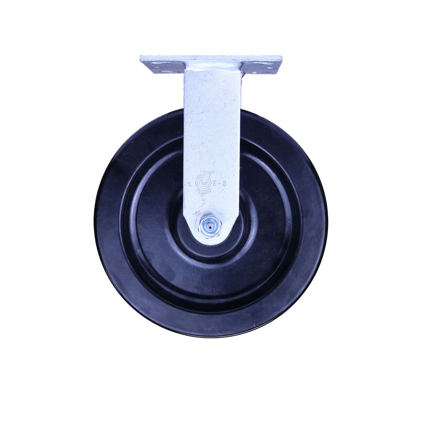 8-Inch Kingpinless Rigid Caster with Phenolic Wheel and Roller Bearing