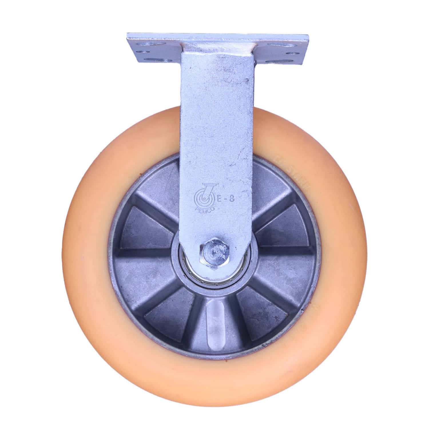 8 Inch Kingpinless Rigid Caster with High Capacity Radius Tread ...