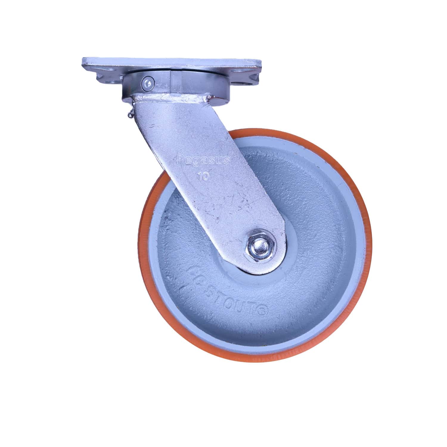 10 Inch Heavy Duty Kingpinless Swivel Caster with Polyurethane Wheel ...
