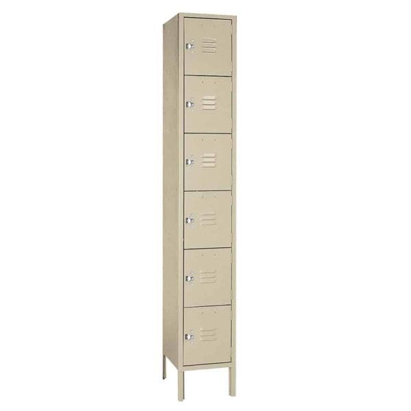 Six Tier Metal Lockers| Free Shipping | Barron Equipment