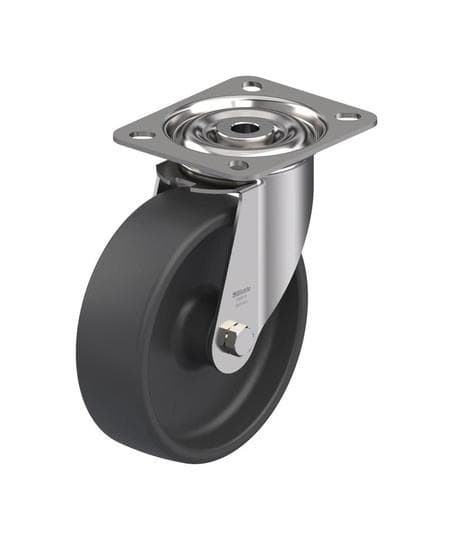 5 Inch Swivel Caster with Heat-Resistant Silicone Rubber Wheel and ...