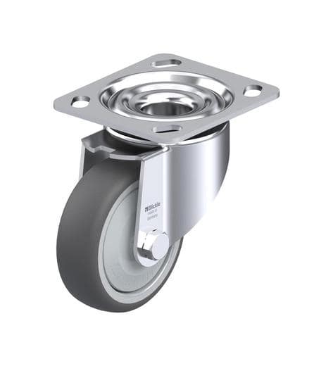 4 Inch Swivel Caster with Blickle Thermoplastic Polyurethane Wheel with ...