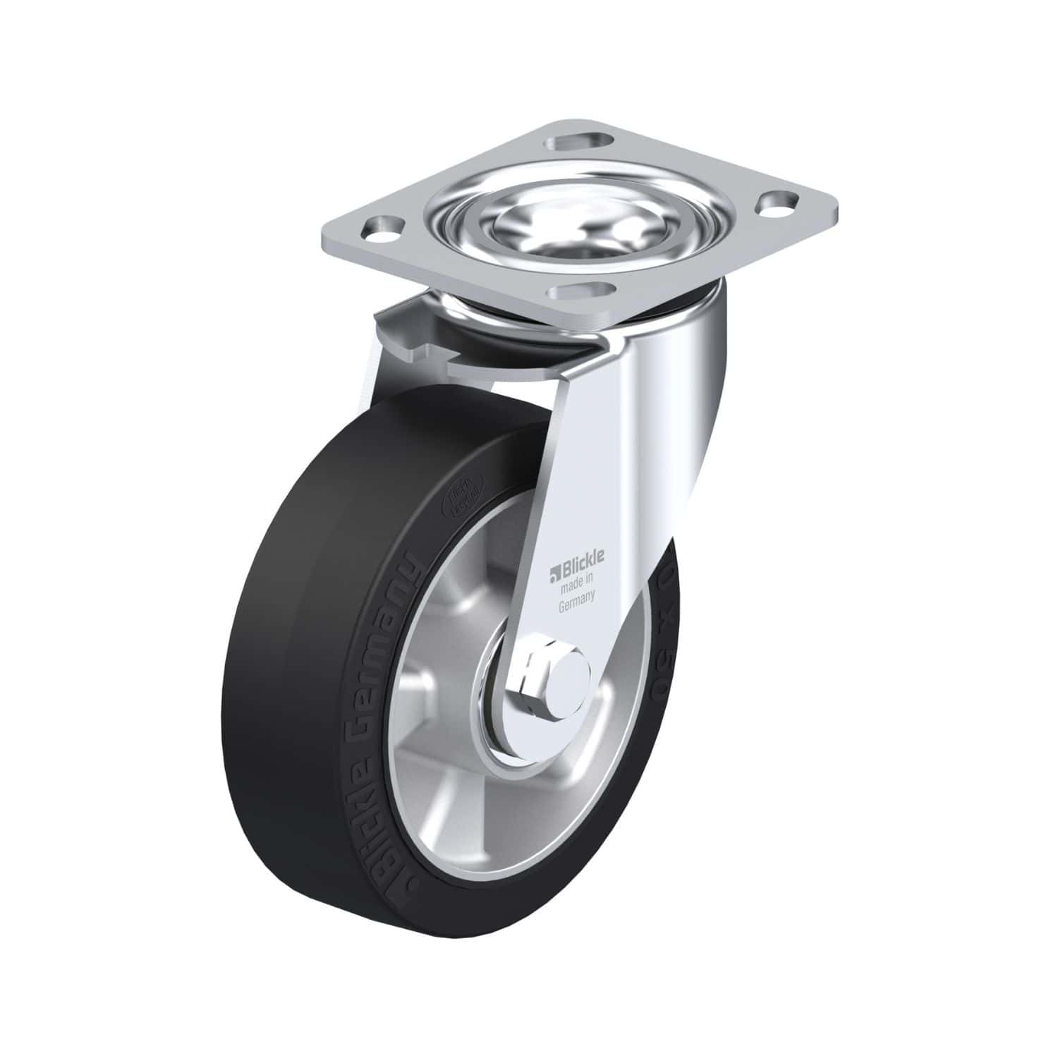 LEH-ALEV 150K-14 Blickle Swivel Caster - Rubber Tire