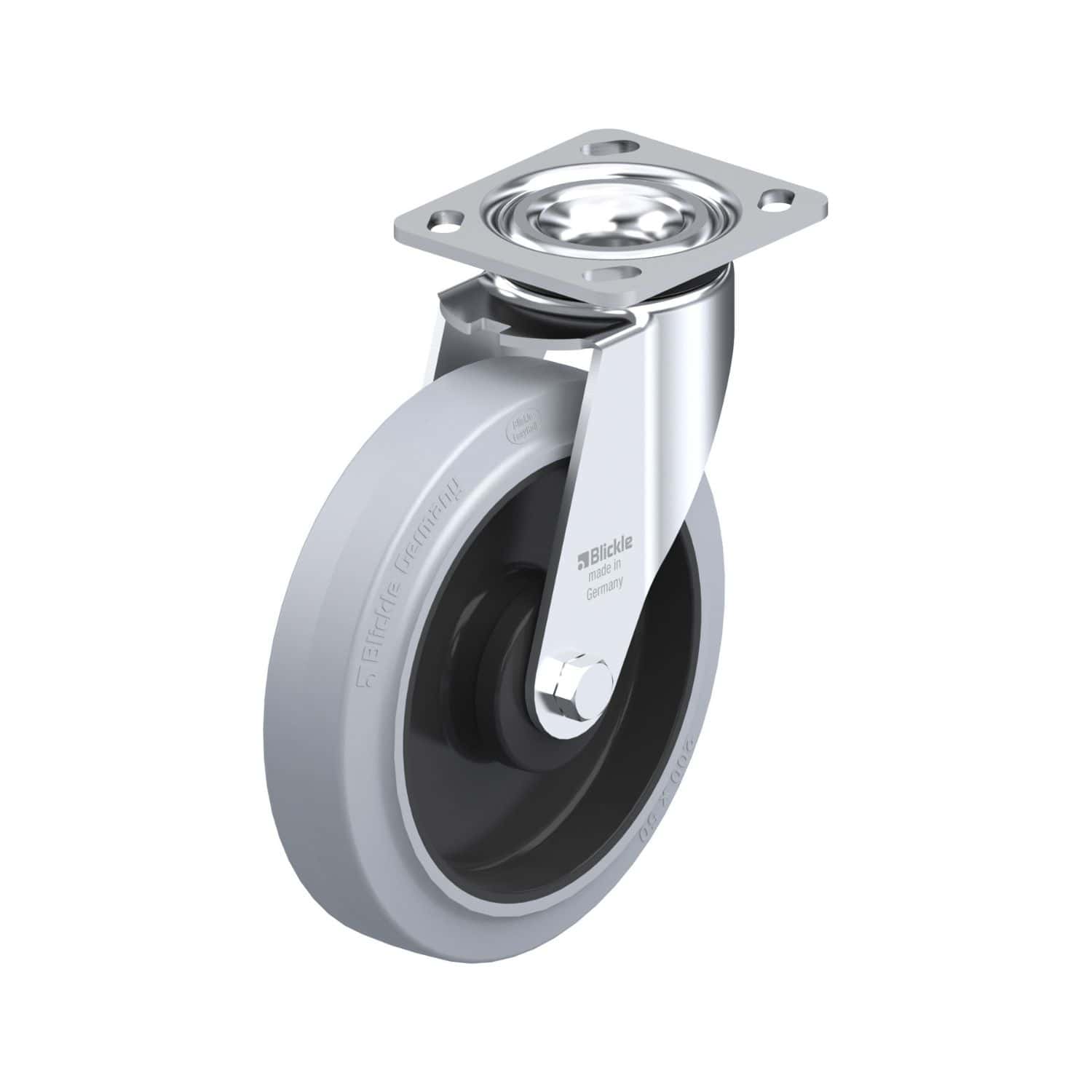 LEH-POEV 200KA-14-SG Blickle Swivel Caster - Rubber Tire