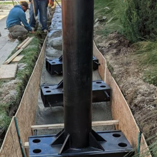 K12/M50 Crash Rated Bollards with Covers - Barron Equipment & Overhead ...
