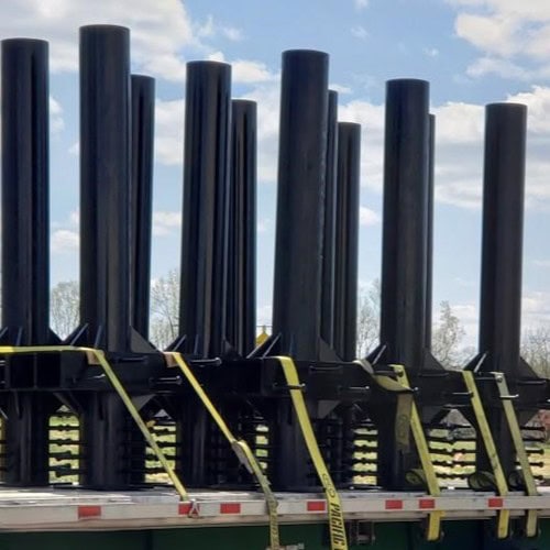K12/M50 Crash Rated Bollards with Covers - Barron Equipment & Overhead ...
