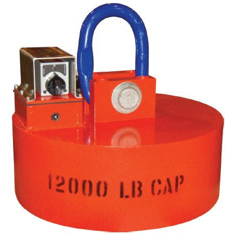 Round Electric Lift Magnets - Barron Equipment & Overhead Doors